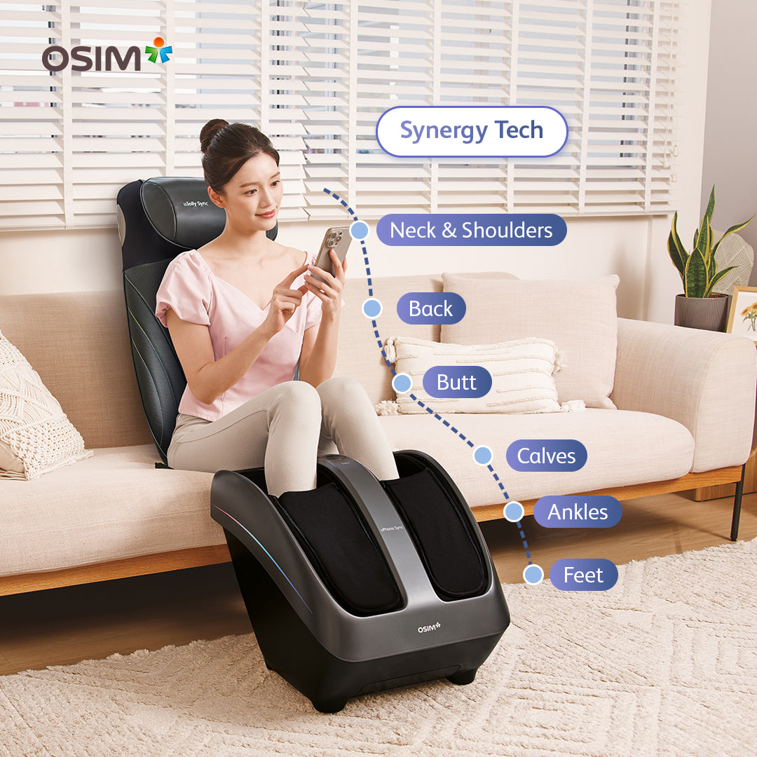OSIM uPhoria Sync Foot Massager with Tui-Na and Heat