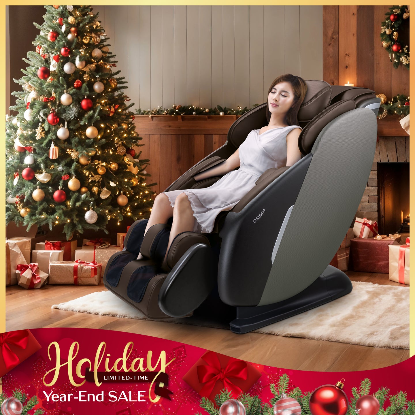OSIM uDeluxe Max Shiatsu Full Body Massage Chair for full body relief