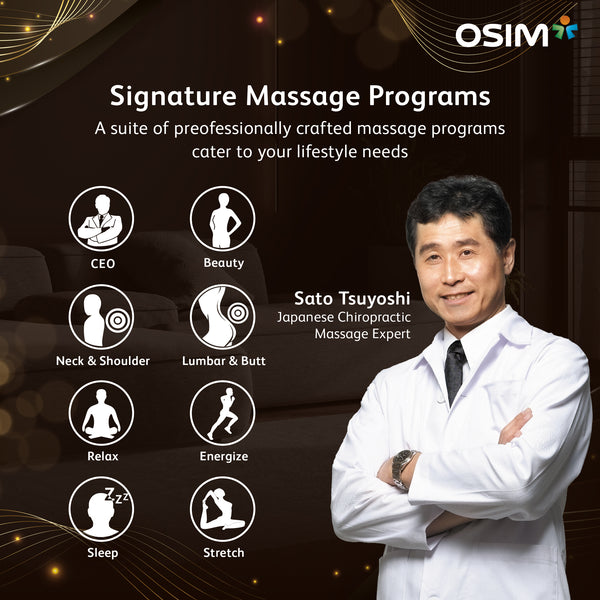 OSIM uDeluxe Max Shiatsu Full Body Massage Chair for full body relief