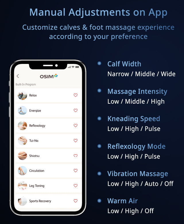 OSIM uPhoria Sync Foot Massager with Tui-Na and Heat